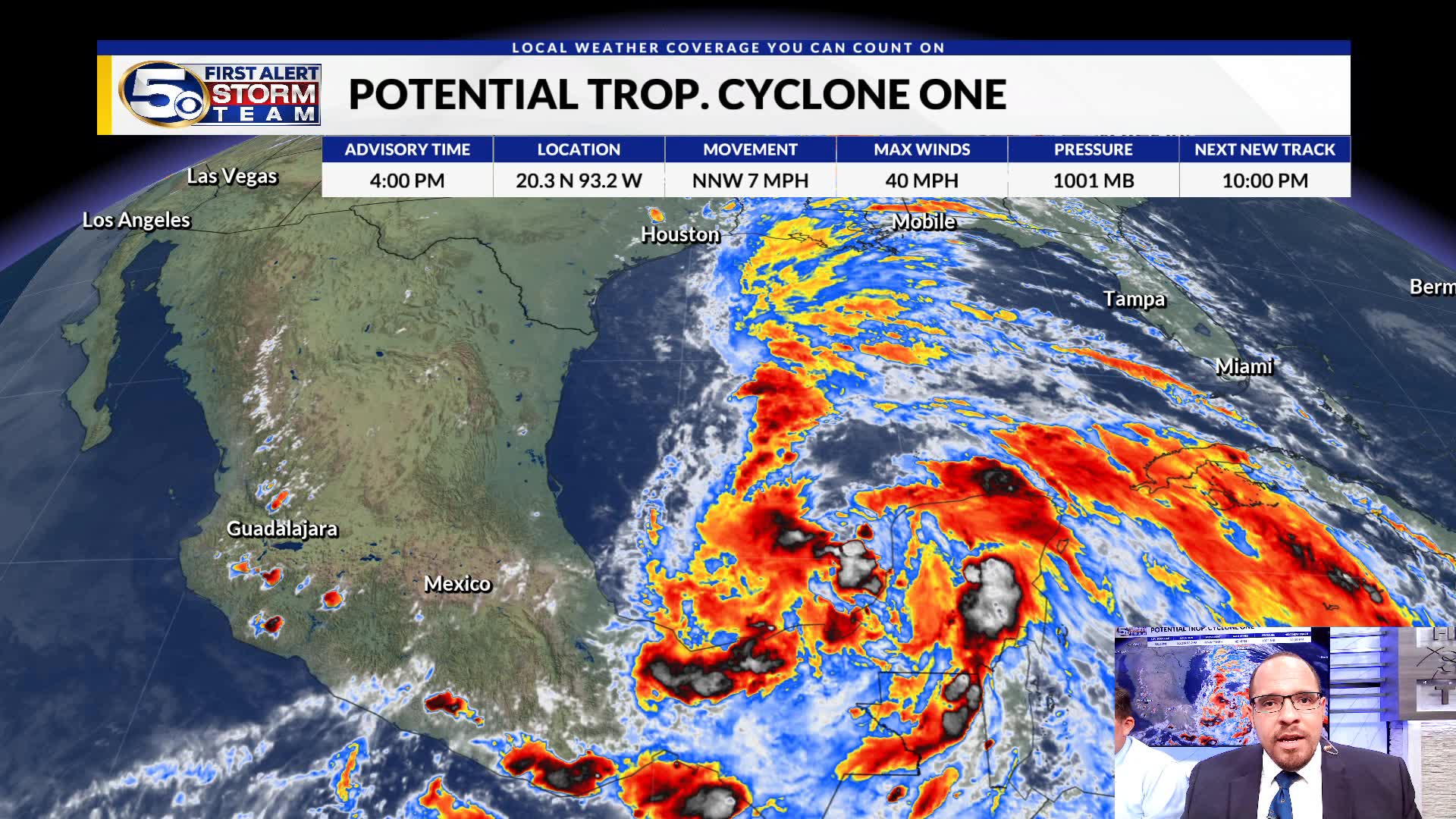 Potential Tropical Cyclone One forms in the Gulf of Mexico – WKRG News 5
