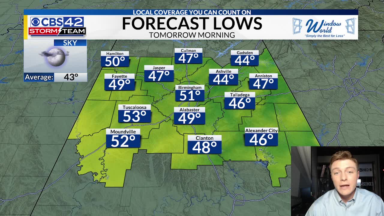 Sunday Evening Weather Update 11-17-24 – CBS 42