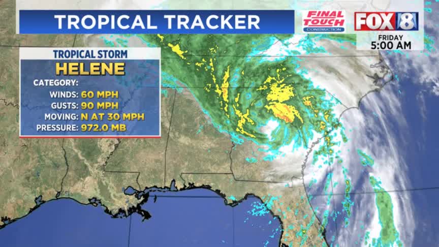 TRACKING: Rain from Helene moving toward NE Ohio – Fox 8 Cleveland WJW