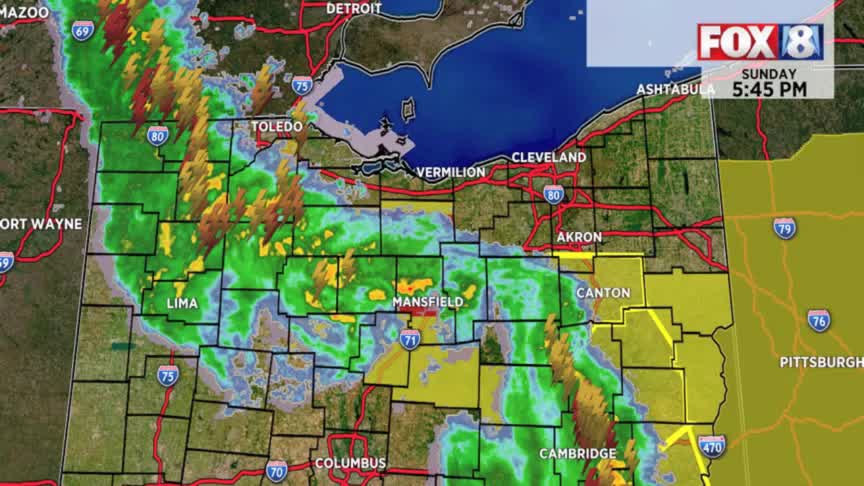 Weather update: Monday night – Fox 8 Cleveland WJW
