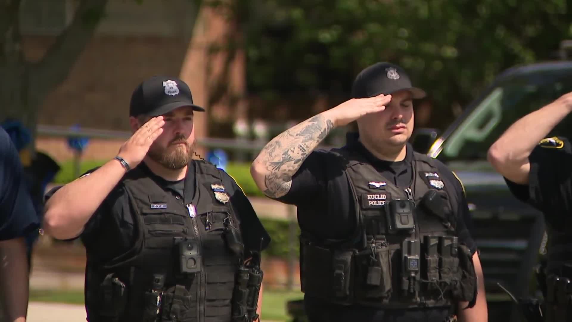 Officers salute slain Euclid officer Jacob Derbin – Fox 8 Cleveland WJW