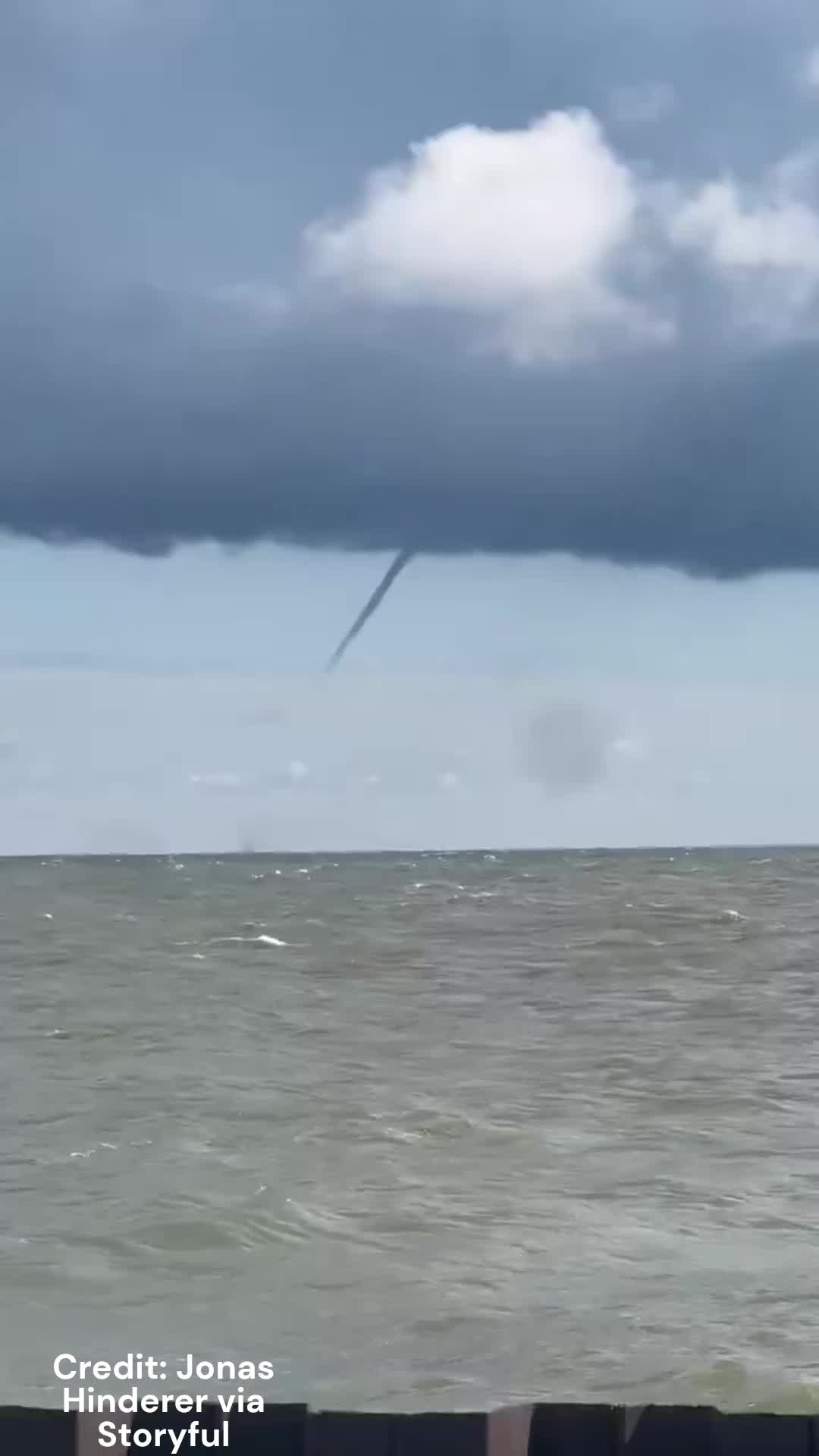 Lake Erie waterspouts (Credit: Jonas Hinderer via Storyful) – Fox 8 ...