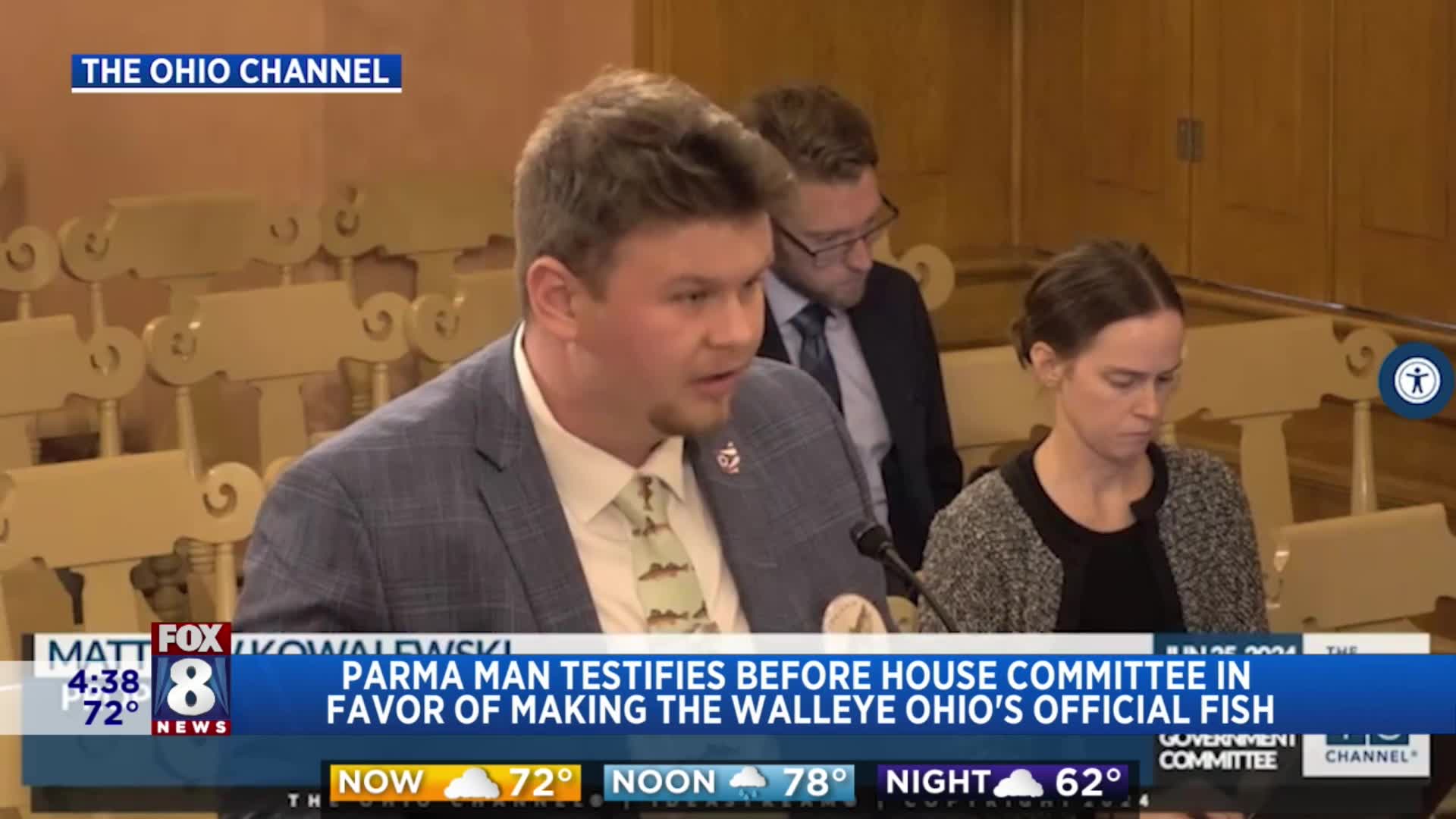 Local man testifies that Ohio needs a state fish – Fox 8 Cleveland WJW
