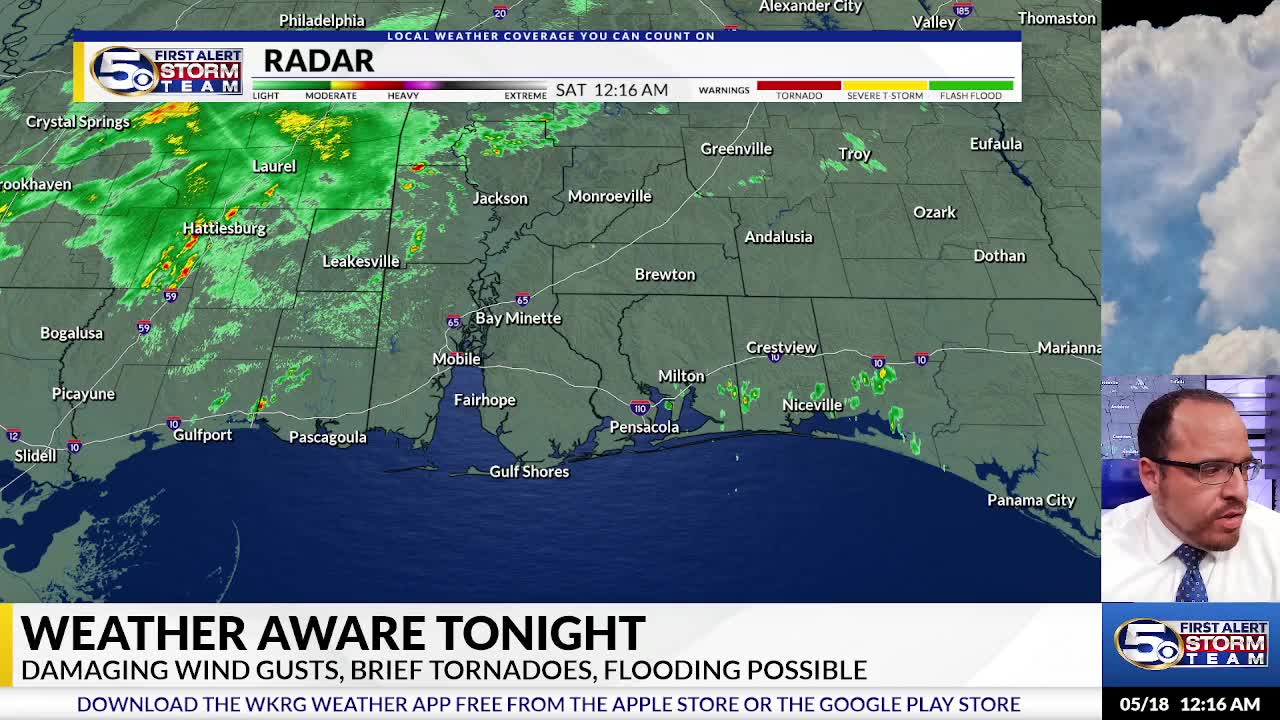 12 AM Severe Weather Update – WKRG News 5