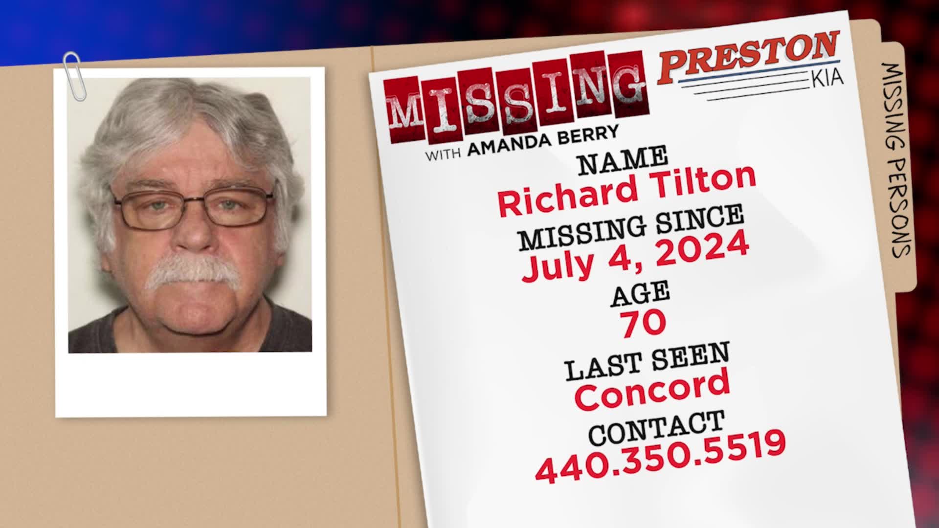 Missing: Richard Tilton – Fox 8 Cleveland WJW