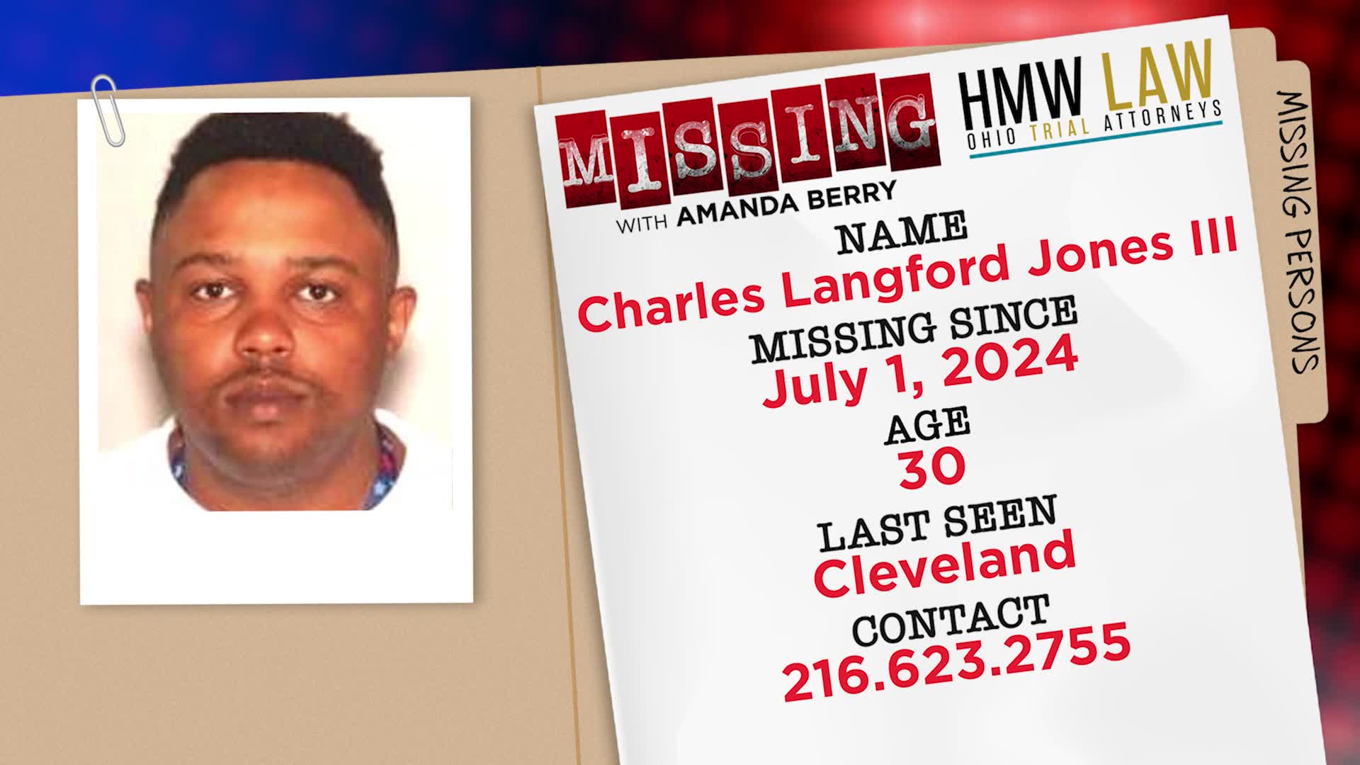 Missing: Charles Langford Jones III – Fox 8 Cleveland WJW