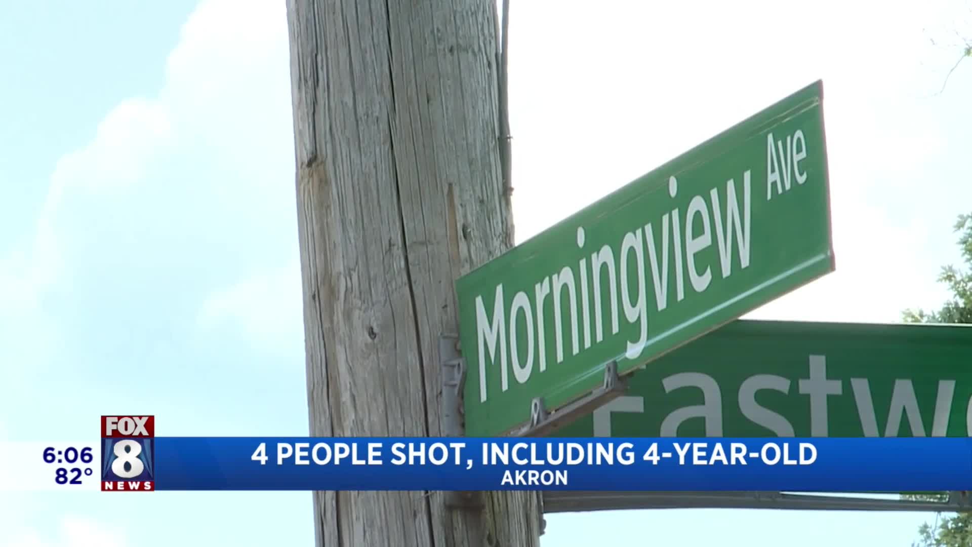 4-year-old, 3 adults shot in Akron; suspect caught – Fox 8 Cleveland WJW