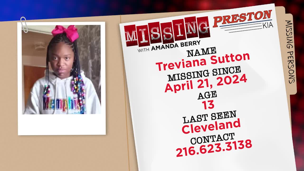 Missing: Treviana Sutton – Fox 8 Cleveland WJW