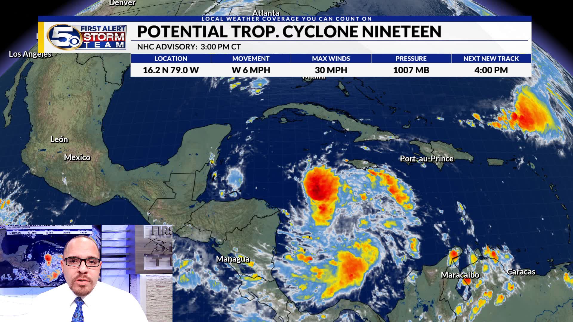 Potential Tropical Cyclone Nineteen forms in the Caribbean – WKRG News 5