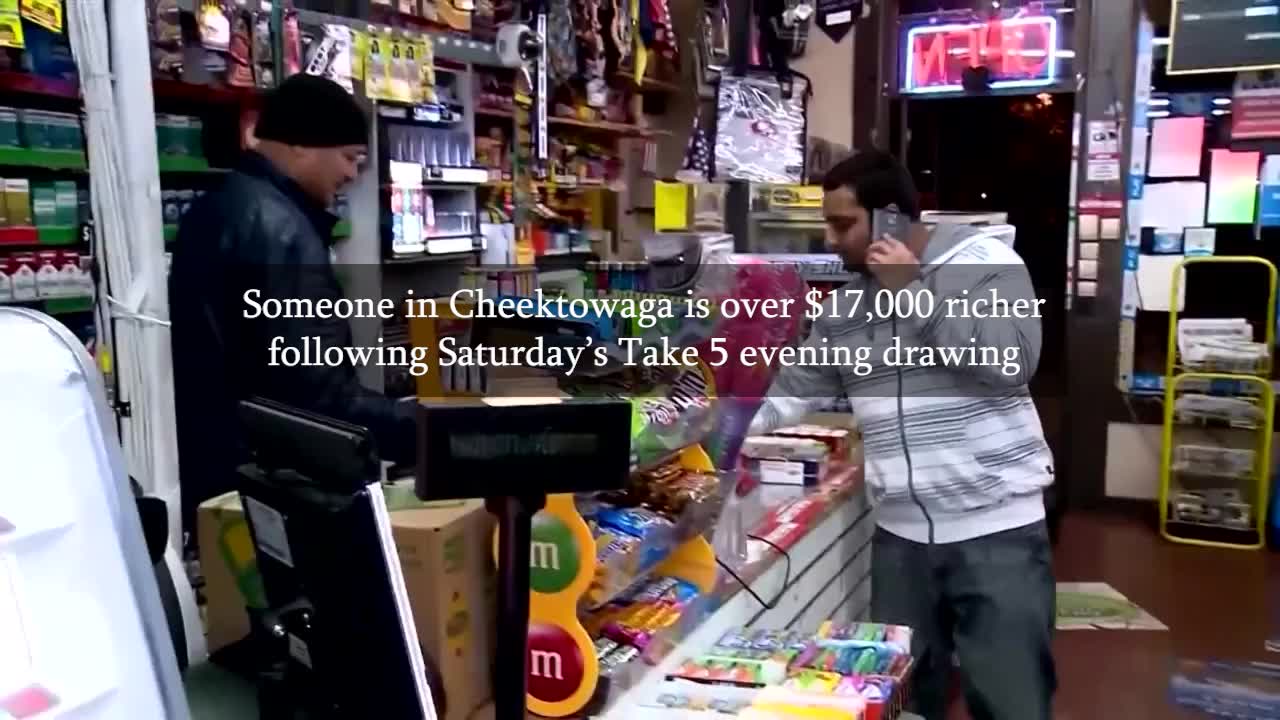 Top Take 5 ticket worth over $17K sold in Cheektowaga – News 4 Buffalo