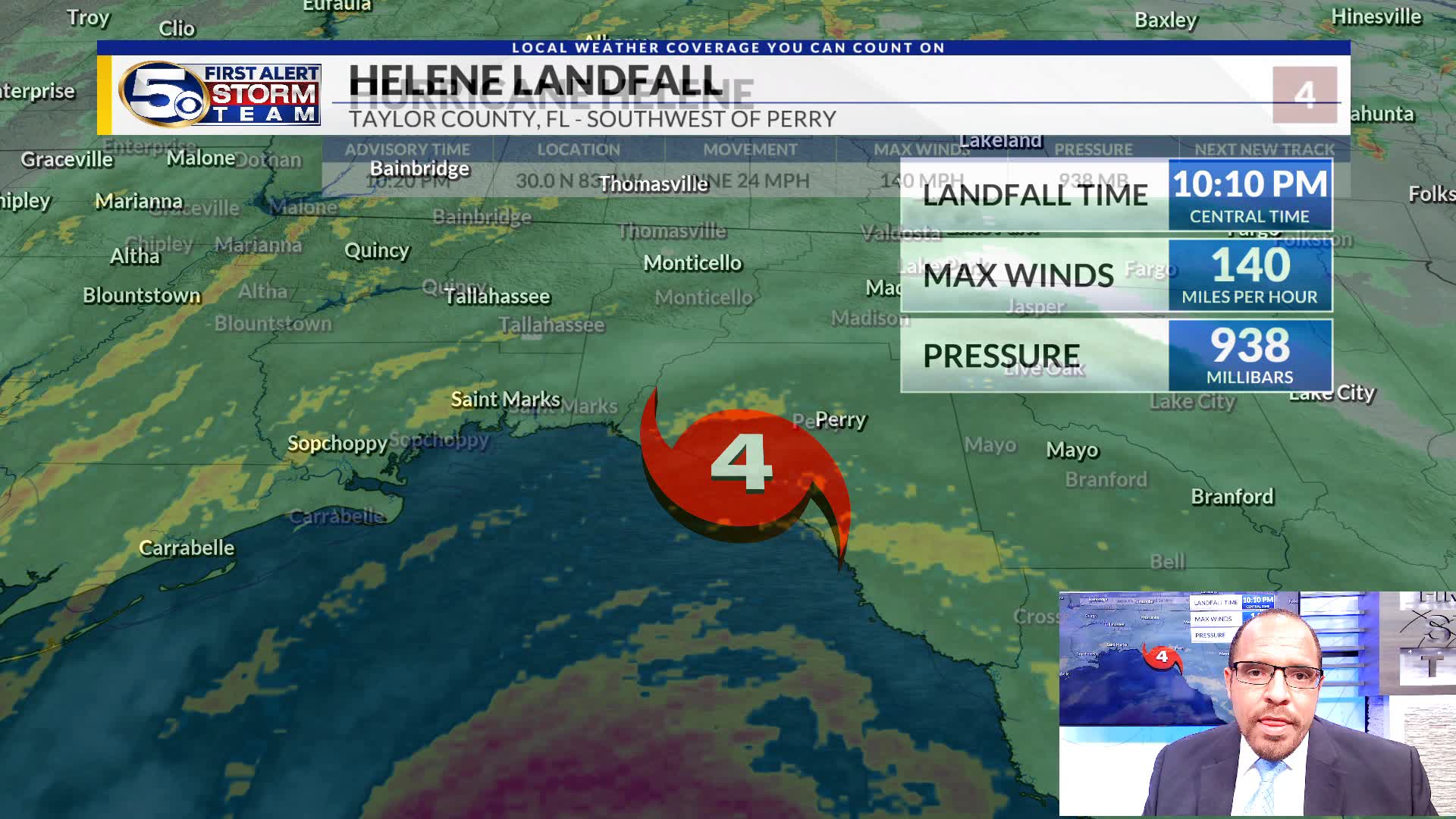Helene Makes Landfall – WKRG News 5