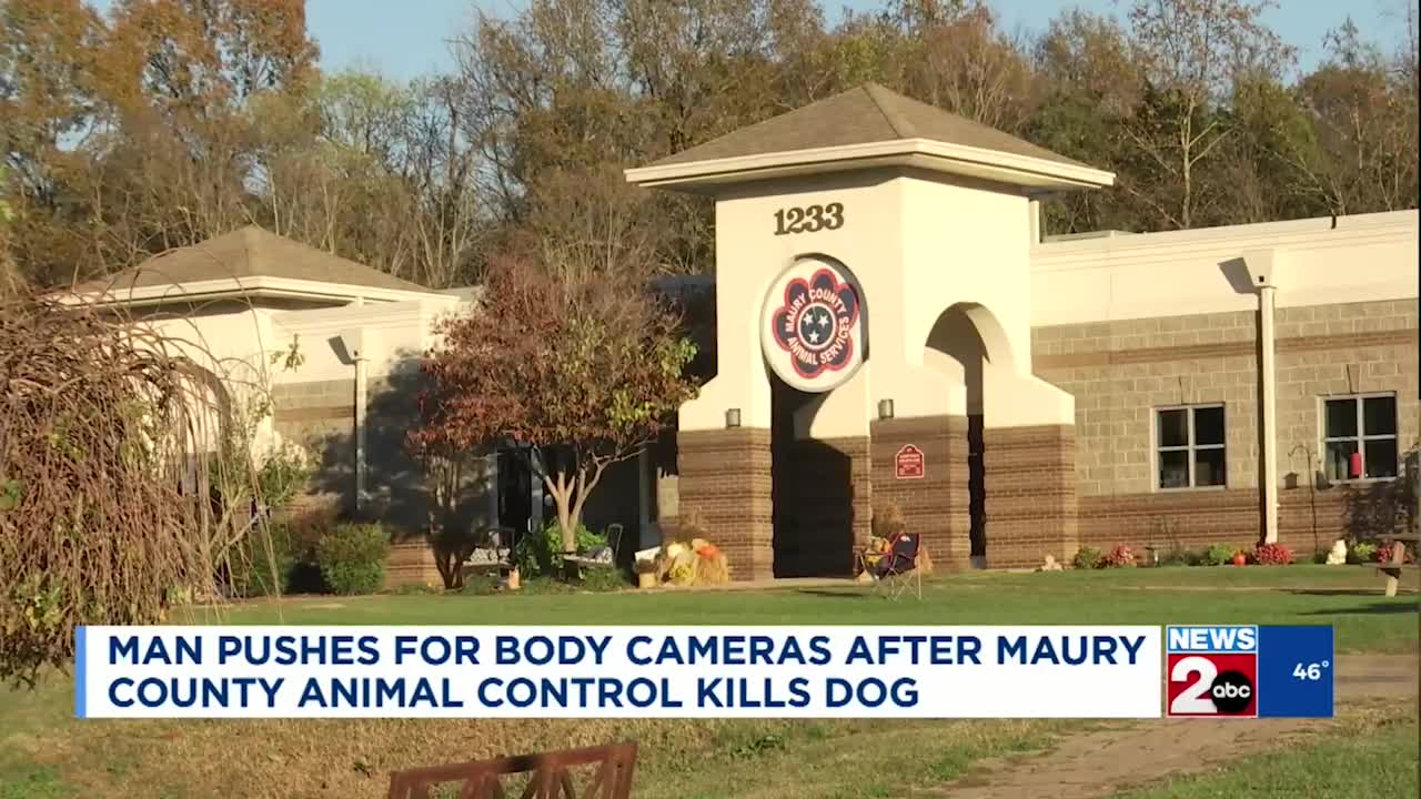 Man pushes for body cameras for Maury County animal control officers ...