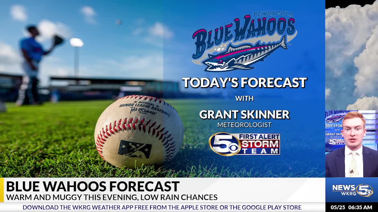 Blue Wahoos Forecast 5-25-2024 – WKRG News 5