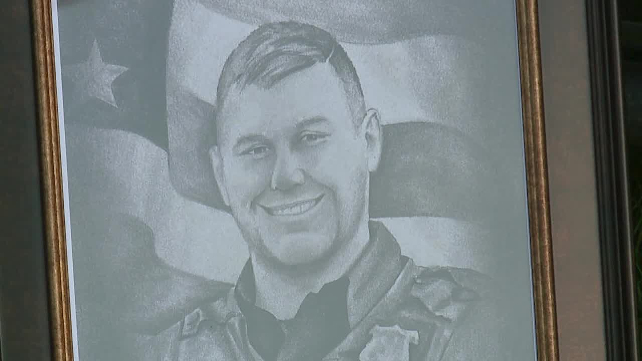 Northeast Ohio artist presents portrait of fallen officer Jacob Derbin ...