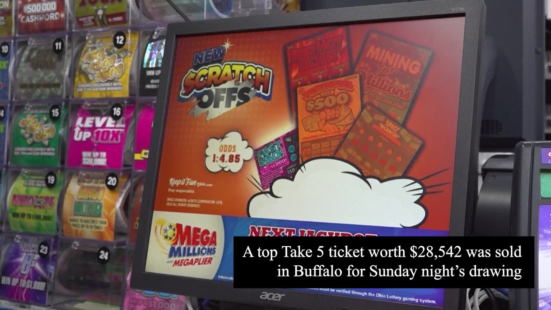 Take 5 ticket worth over $28K sold in Buffalo – News 4 Buffalo