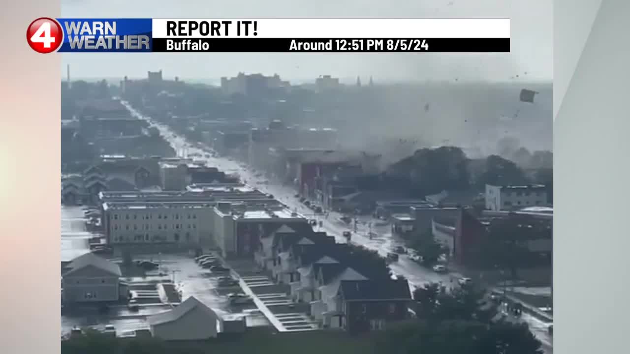 Severe weather rips roof off building in downtown Buffalo – who13.com