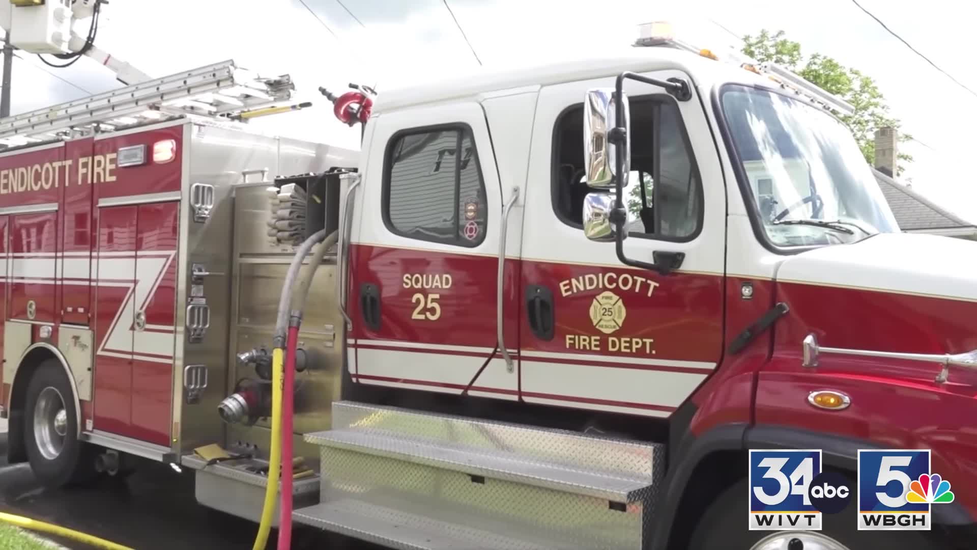 Crews battle house fire in Endwell – WIVT – News 34